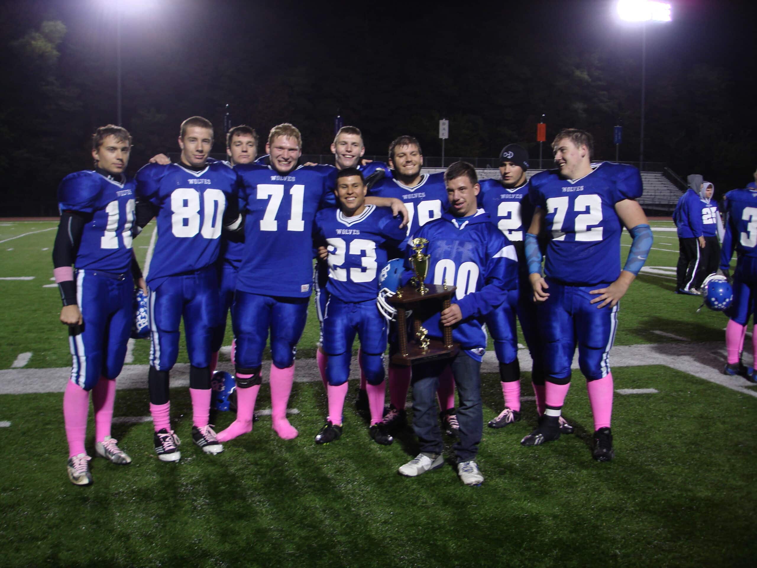 SATURDAY NIGHT FOOTBALL WITH THE BOONE GROVE WOLVES!!!! - Pink Ribbon ...